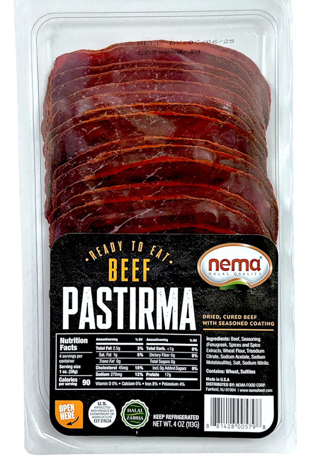 Nema Dried Beef Strip Pastirma (113 gr 4oz) – Hamle Market